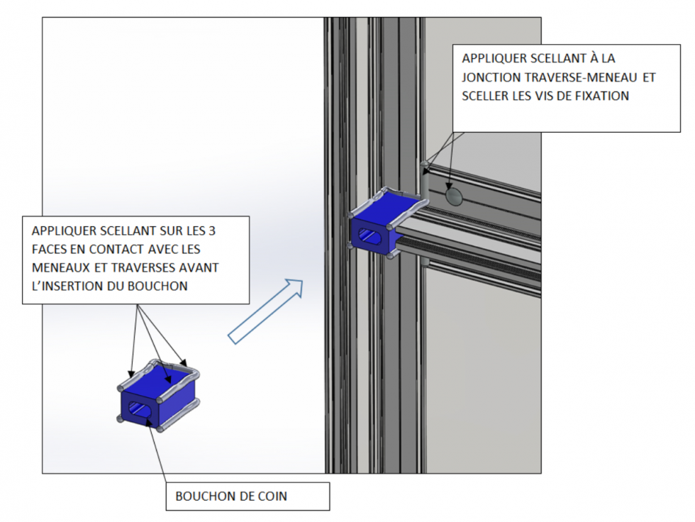 Assemblages | Guide du mur rideau